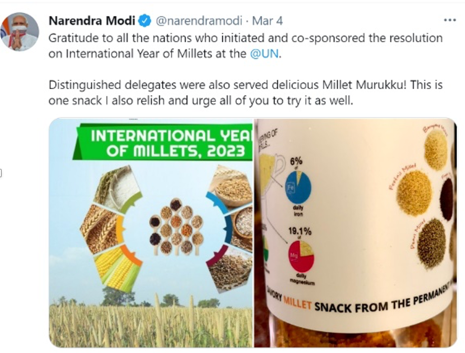 International Year Of Millets 2023 Smart Food