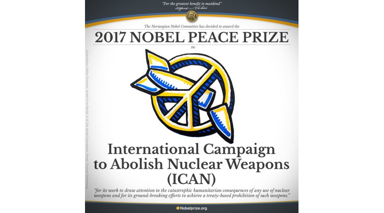 Anti Nuclear Weapon Campaigner Ican Receives 2017 Nobel Peace Prize