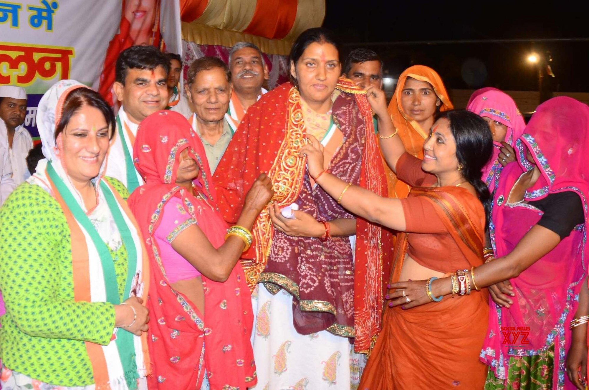 Jaipur Krishna Poonia During An Election Campaign Gallery Social