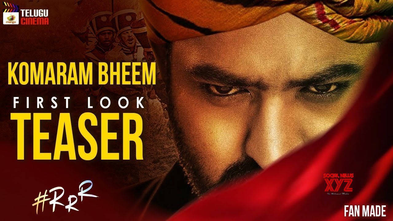 Jr Ntr Komaram Bheem First Look Teaser Rrr Movie Ram Charan Ss