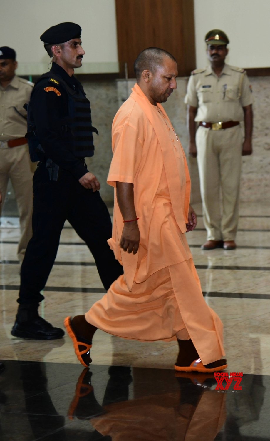 Lucknow Yogi Adityanath Arrives To Chair Cabinet Meeting Gallery