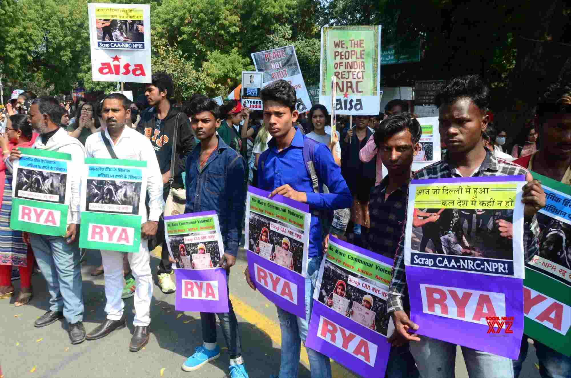 New Delhi Jnusu Protests Against Caa Nrc At Jantar Mantar Gallery