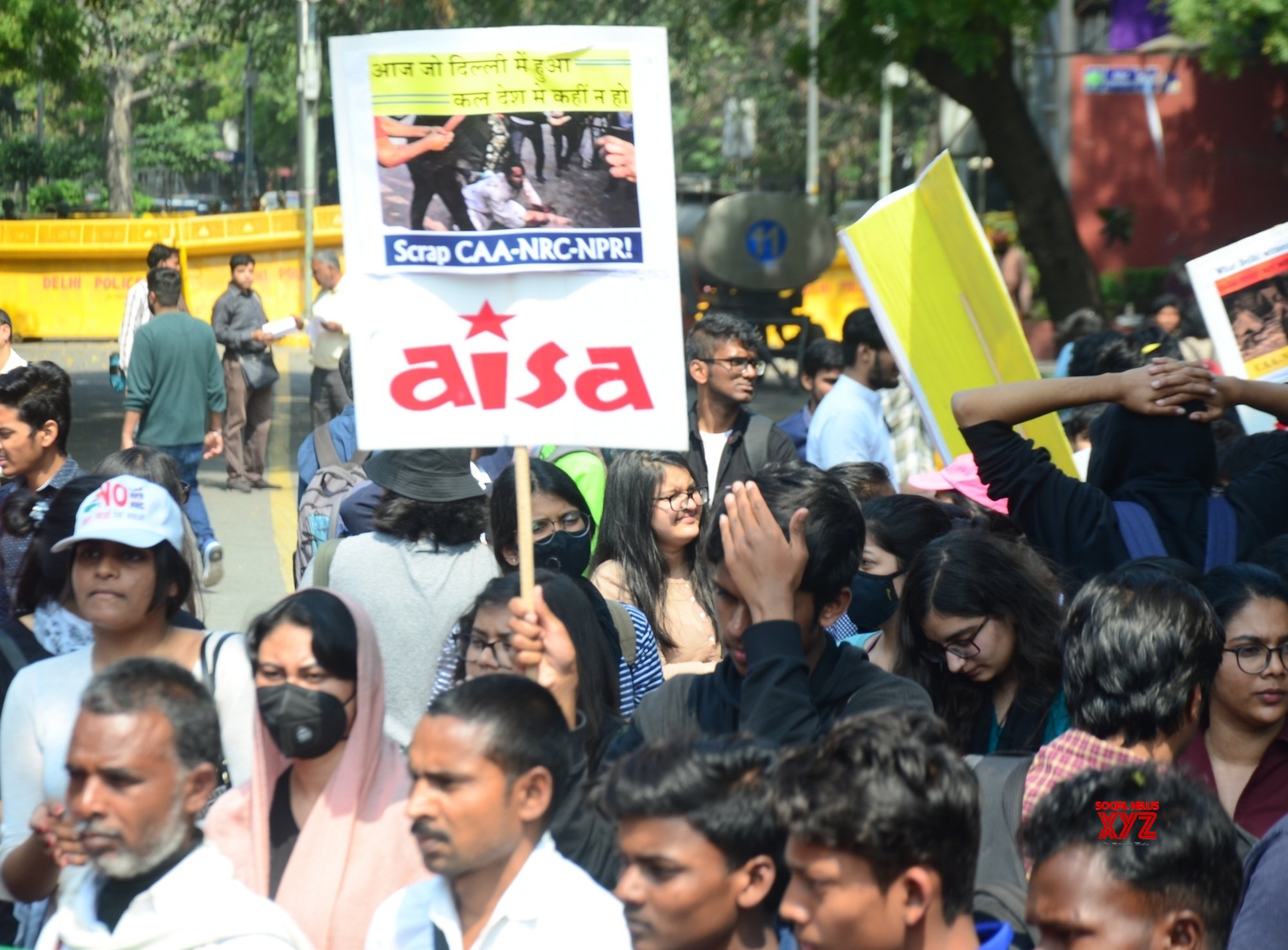 New Delhi Jnusu Protests Against Caa Nrc At Jantar Mantar Gallery