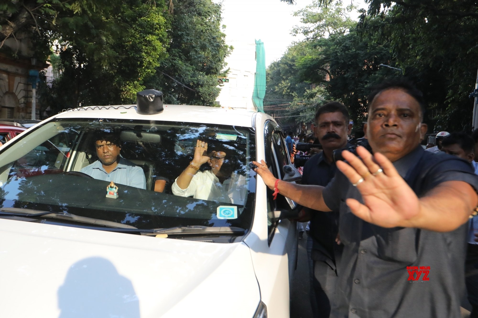 Kolkata West Bengal Law Minister Moloy Ghatak Seen In His Car As Cbi