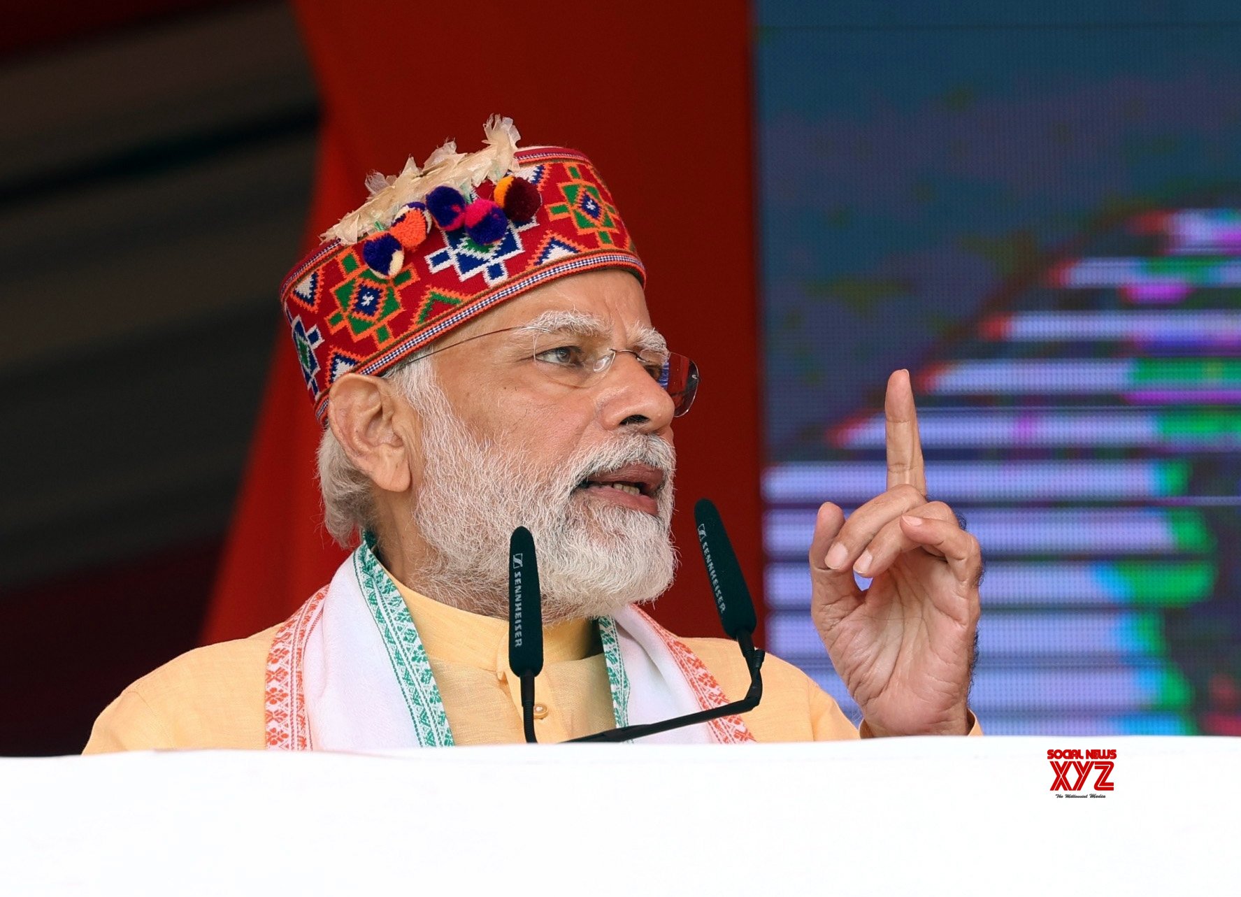 Bilaspur Prime Minister Narendra Modi Addresses While Laying