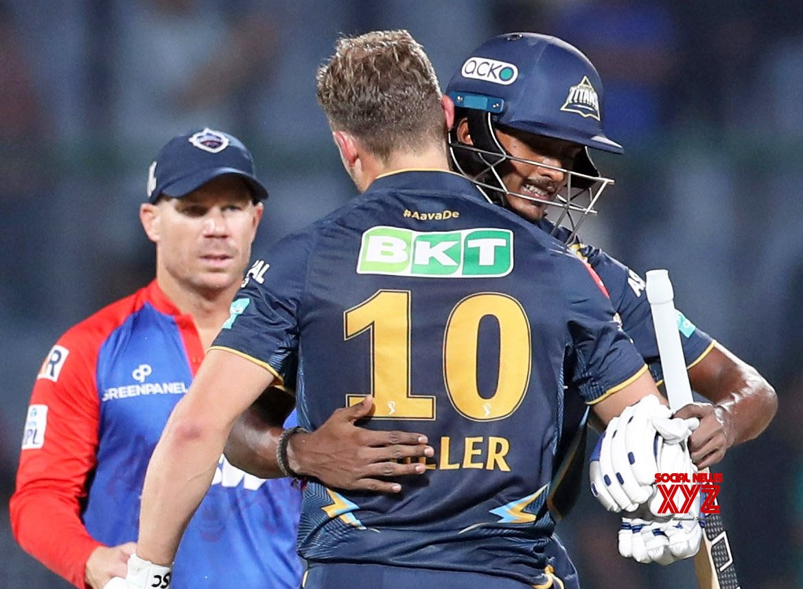 New Delhi Gt Batter David Miller Along With Batter Sai Sudharsan