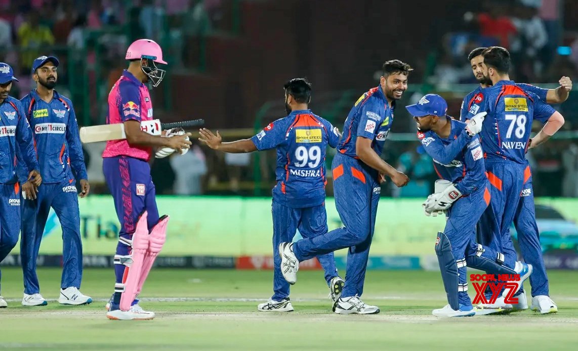 Jaipur Lucknow Super Giants Players Celebrate After Winning The Ipl