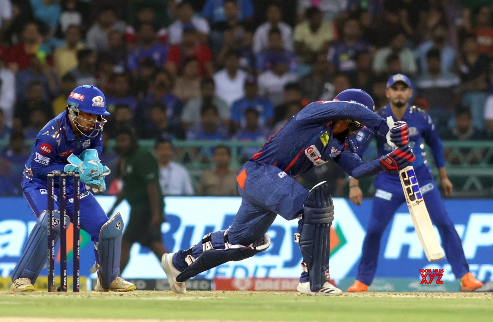 Lucknow Lsgs Quinton De Kock During The Ipl 2023 Match Gallery