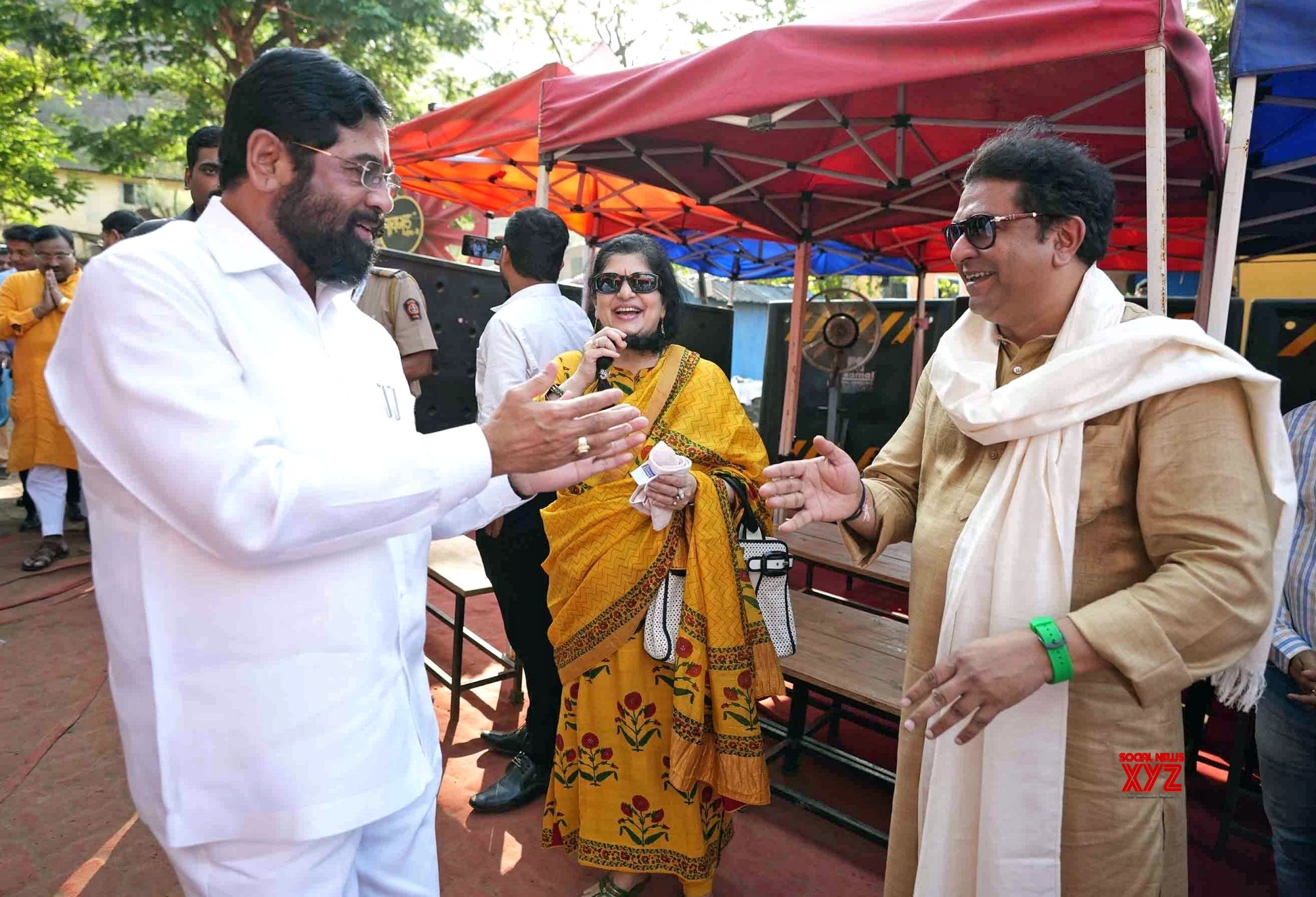 Raigad Chief Minister Of Maharashtra Eknath Shinde Greets Maharashtra