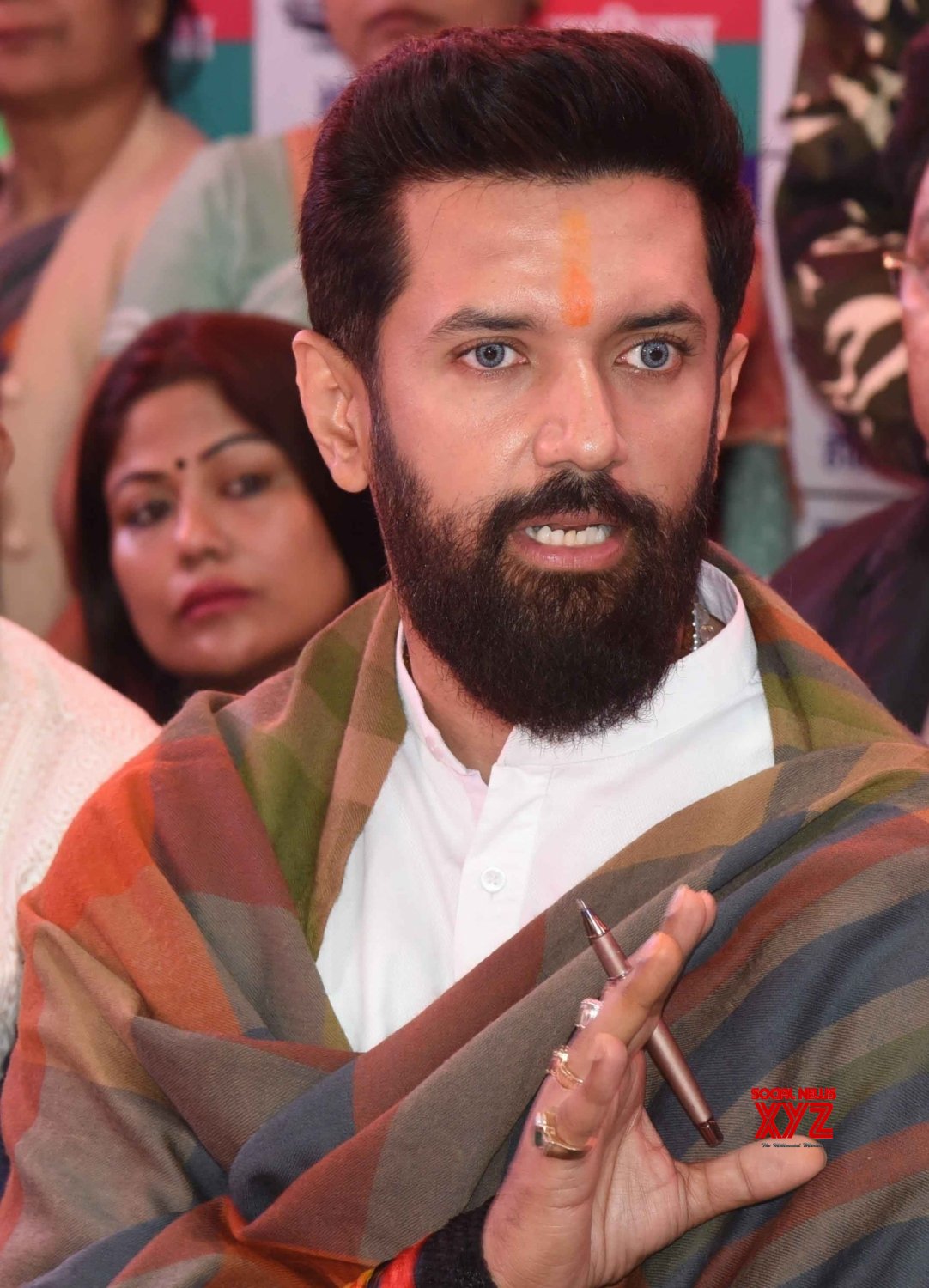 Patna Lok Janshakti Party Ram Vilas Chief Chirag Paswan Addresses A