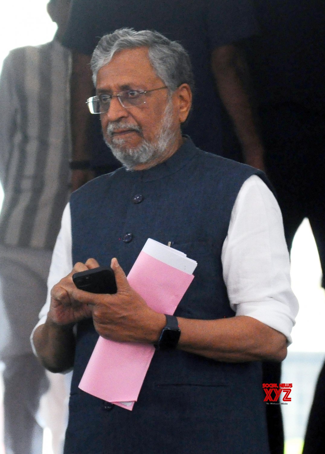 New Delhi Lok Sabha Mp Sushil Kumar Modi At Parliament House Complex