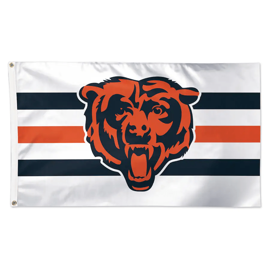 Wincraft Chicago Bears 3′ X 5′ Away Stripes Deluxe Single Sided Flag