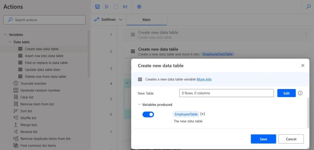 Data Table In Power Automate Desktop Sharepoint And Microsoft Power