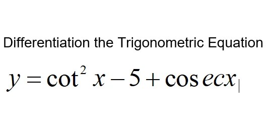 Equations With Cot X And Cosec X Tuition With Jason Math Specialist