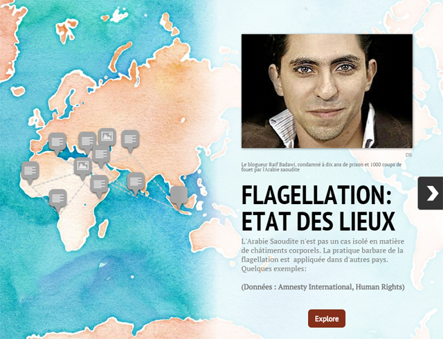 La Flagellation Du Blogueur Met Riyad Sous Pression