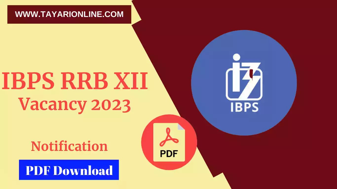 Ibps Rrb Xii Recruitment In 2023 Tayari Online