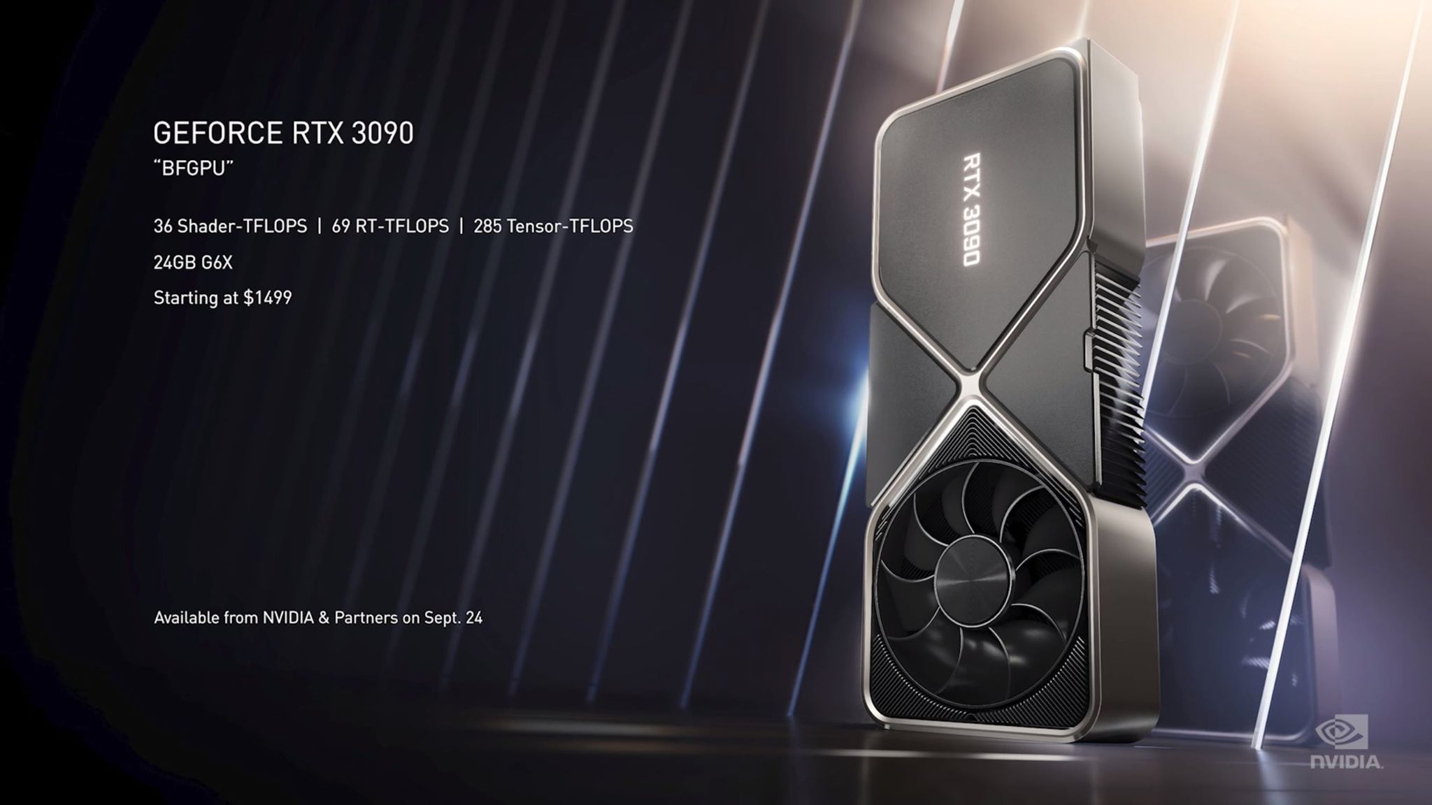 Nvidia Geforce Rtx 30 Series Graphics Cards Announced Price Starts At 499