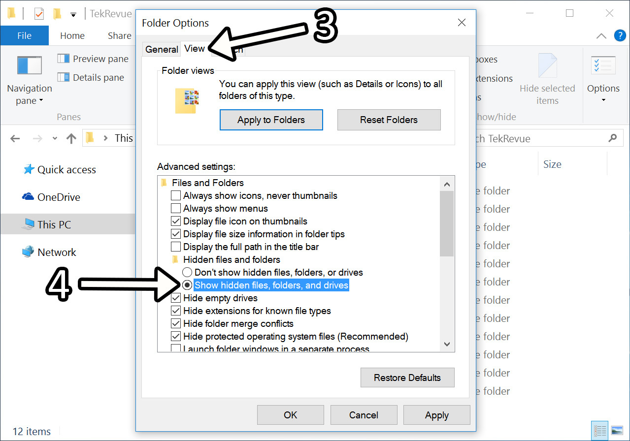 How To Show Hidden Files In Windows 10