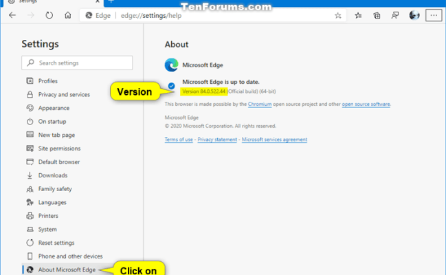 How To Find Version Of Microsoft Edge Chromium Installed Tutorials