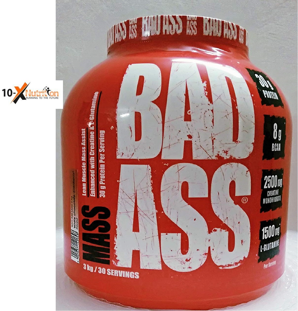 Bad Ass Mass Gainer 3 Kg Strawberry Banana