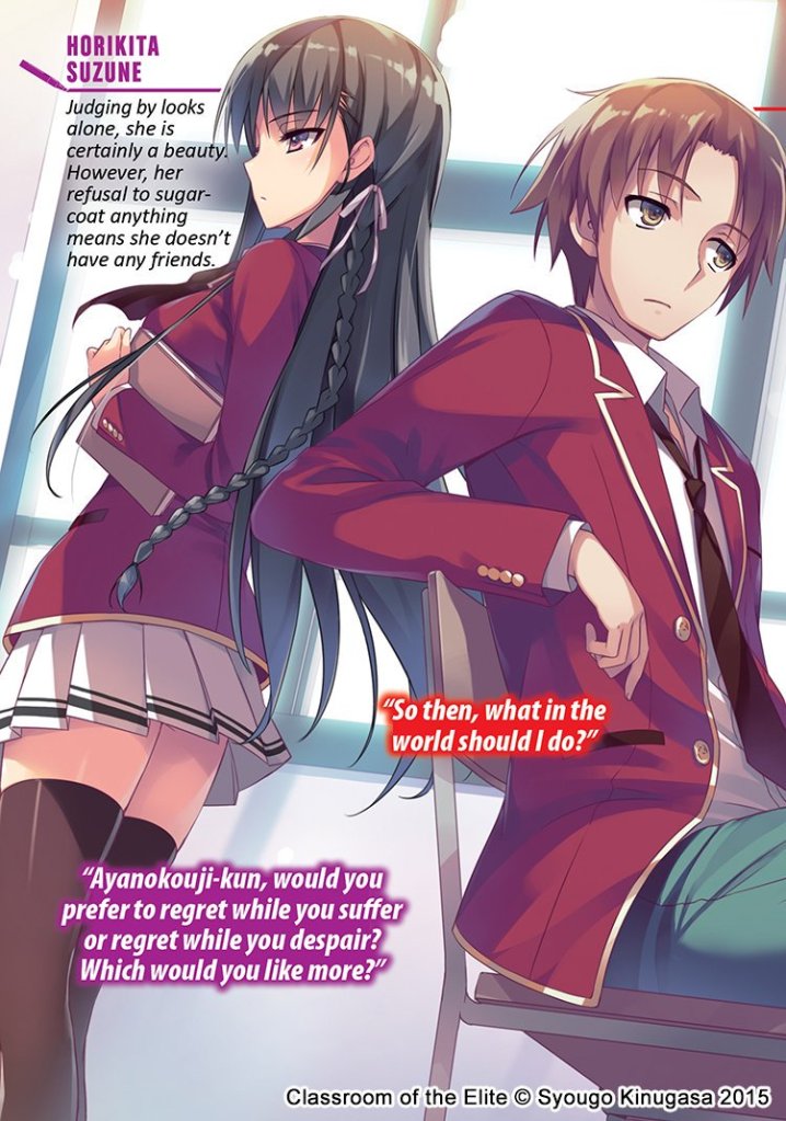 Classroom Of The Elite Light Novel Free The Long Side Story