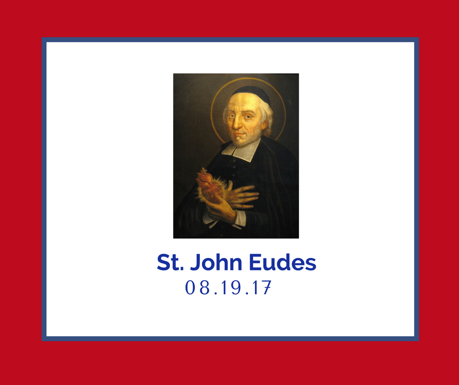 Saint John Eudes 19th Of August Father Of The Devotion To The