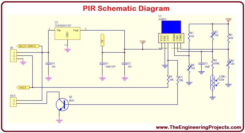 Infrared Motion Detector Circuit Diagram Wiring Diagram