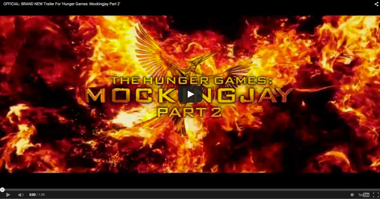 Trailer Alert The Hunger Games Mockingjay Part 2 Lionsgate The