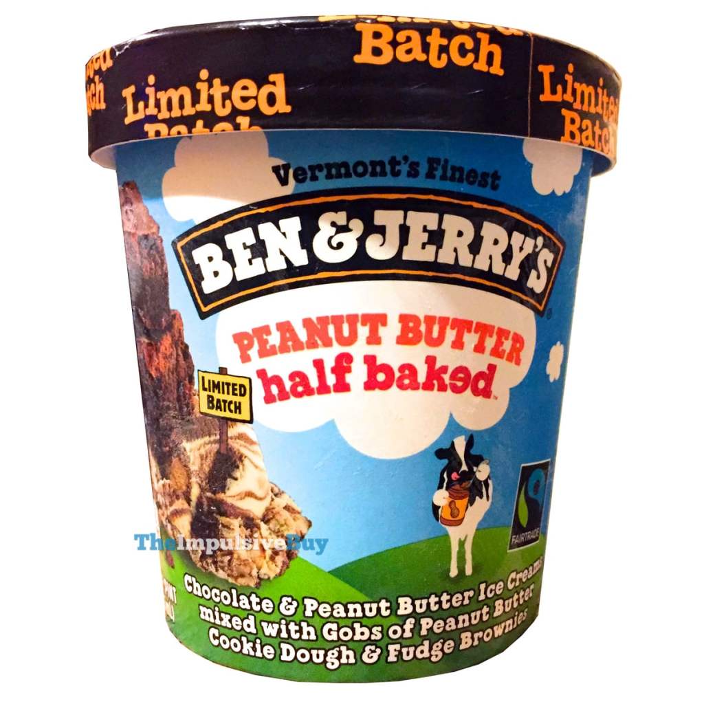 Review Ben And Jerrys Limited Batch Peanut Butter Half Baked Ice Cream