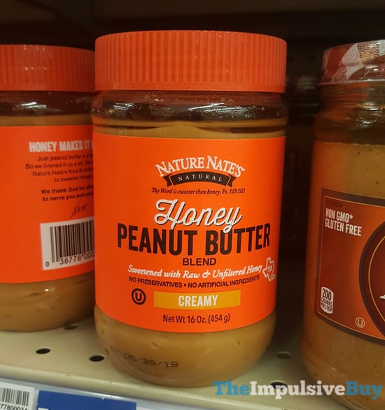 Nature Nates Creamy Honey Peanut Butter Blend The Impulsive Buy