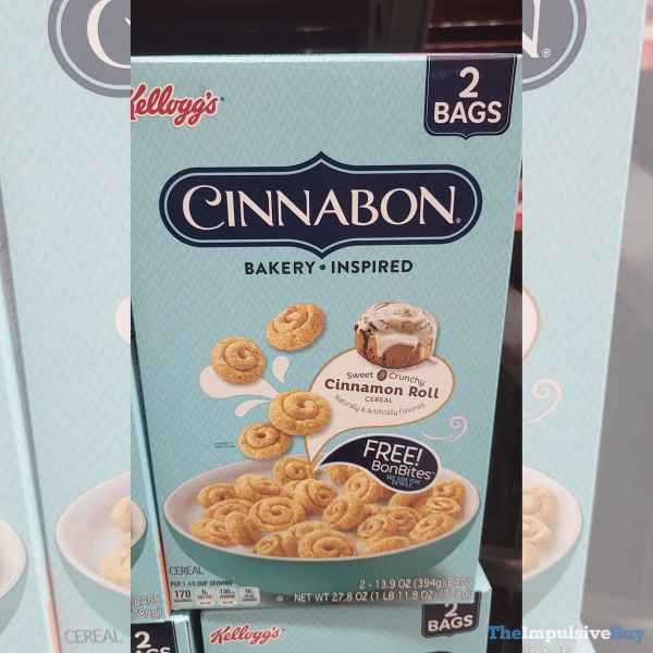 Back On Shelves Kelloggs Cinnabon Cinnamon Roll Cereal The