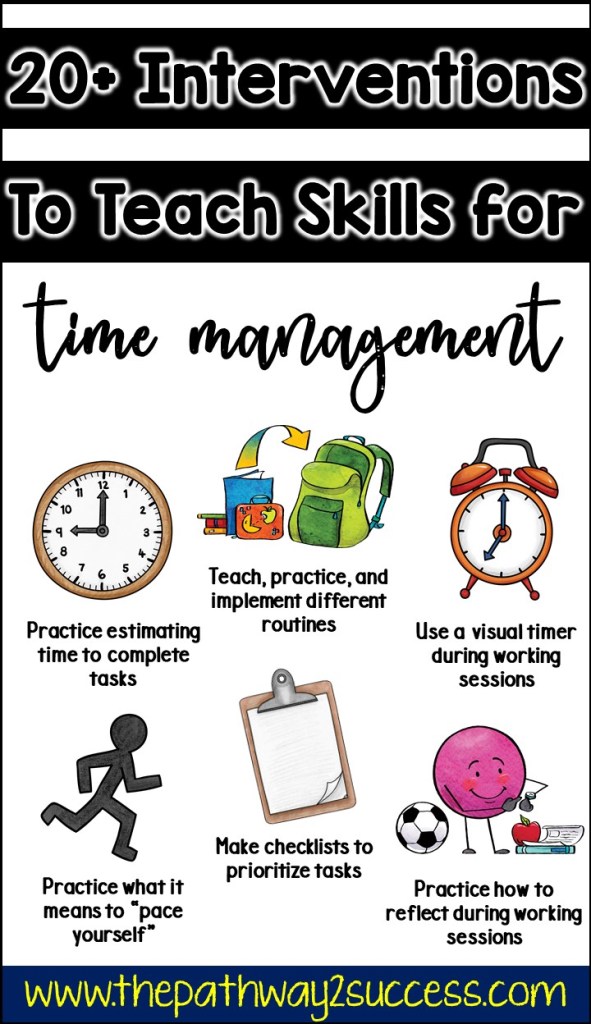 Interventions For Executive Functioning Challenges Time Management