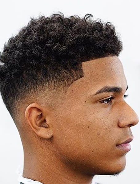 High Top Bald Fade Black Man 50 Stylish Fade Haircuts For Black Men