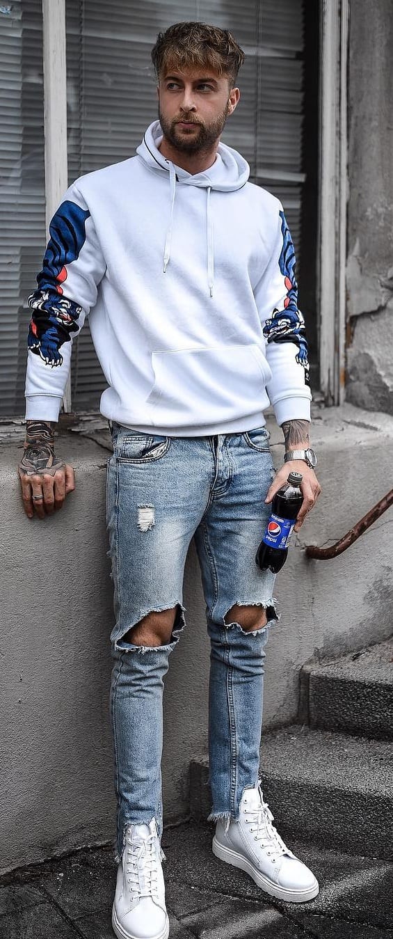 Street Style Fashion 20 Cool Hoodie Outfits For Men To Try In 2019