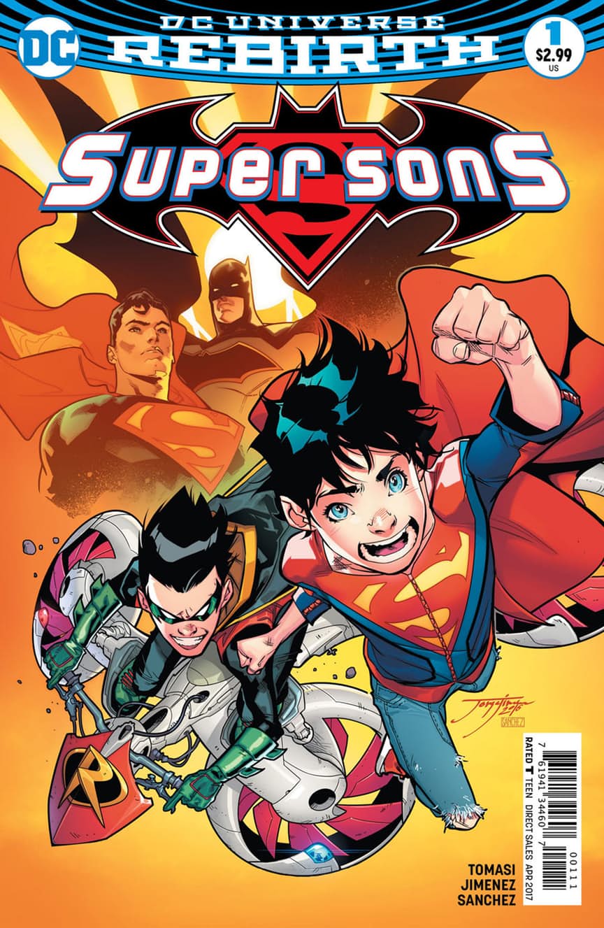 Vistazo Super Sons 1 Jorge Jiménez Para Dc Comics