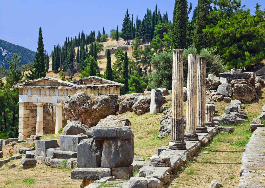 La Guida Del Sito Archeologico Di Delfi Dove Parlava Apollo