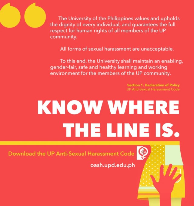 Up Anti Sexual Harassment Code University Of The Philippines