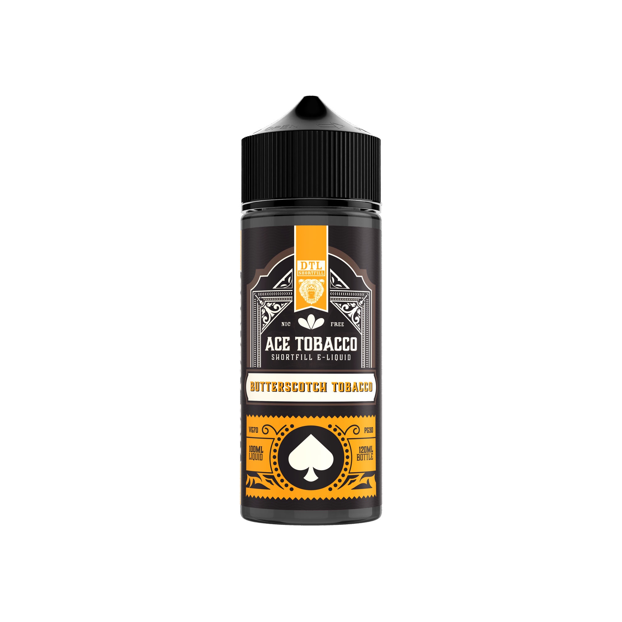 Ace Tobacco Butterscotch 120ml Shortfill