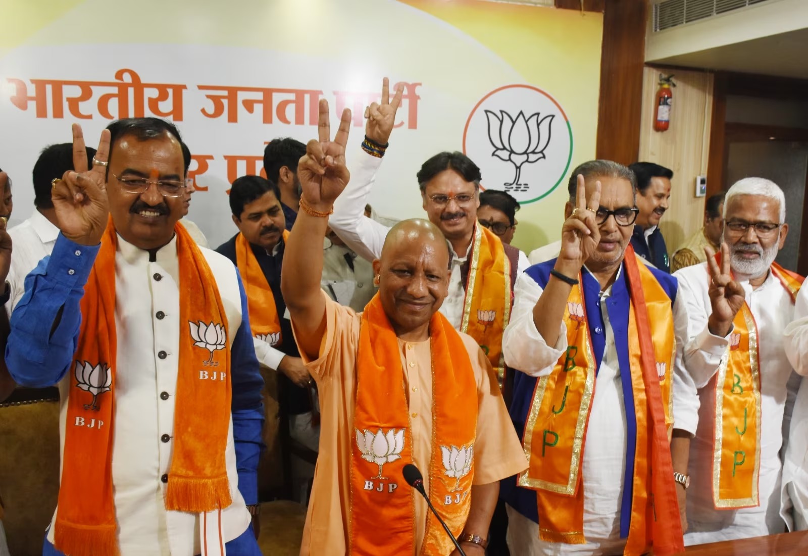 Vijay Upadhyay Bjp Sweeps Municipal Polls In Uttar Pradesh Wins All