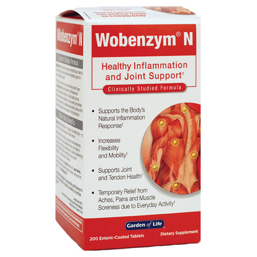 Wobenzym N 200 Enteric Coated Tablets Garden Of Life Vilane