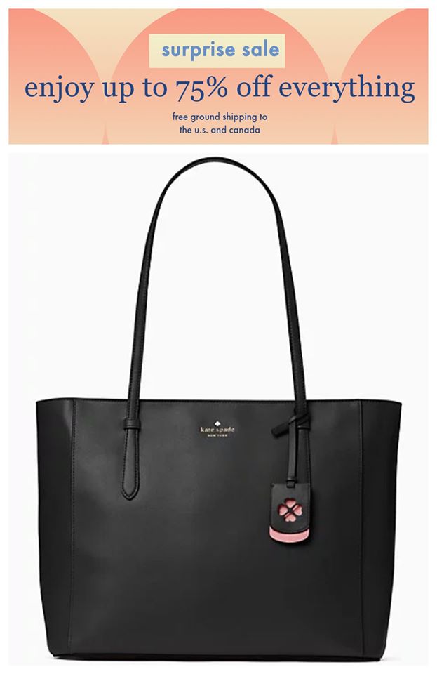 Kate Spade Surprise Sale Up To 75 Off Free Shipping Totes Only