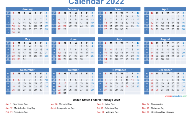 2022 Calendar Free Printable Excel Templates Calendarpedia Theme Hill