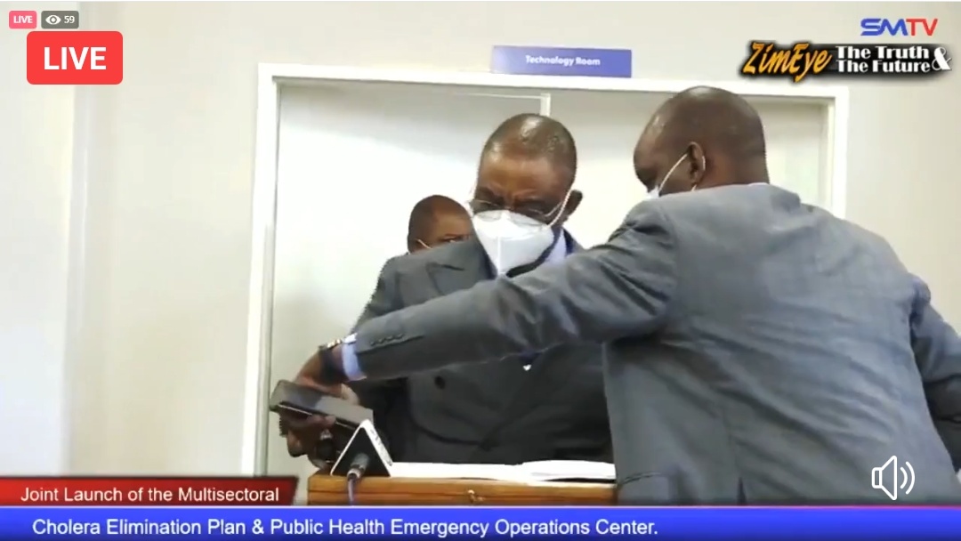 Live Vp Chiwenga Finally Speaks At Health Emergency Operations Center