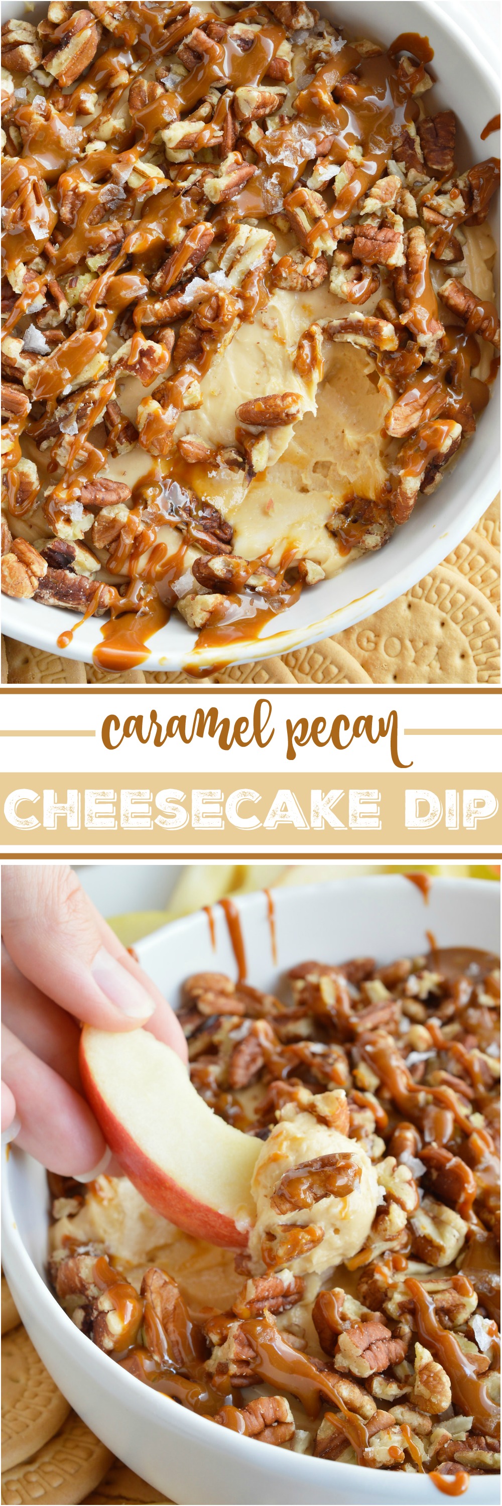 Salted Caramel Cheesecake Dip 5 Minutes Wonkywonderful