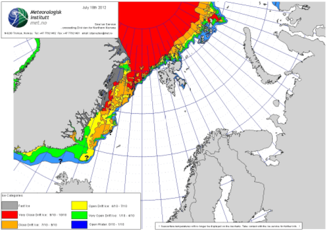 More Barents Sea Polar Bear Habitat At Mid July 2023 Than In 2012