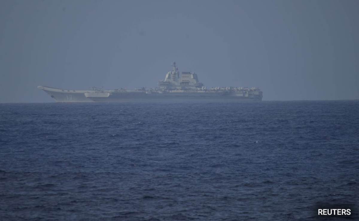 Taiwan Strait Sees Passage Of Shandong Chinas Aircraft Carrier And