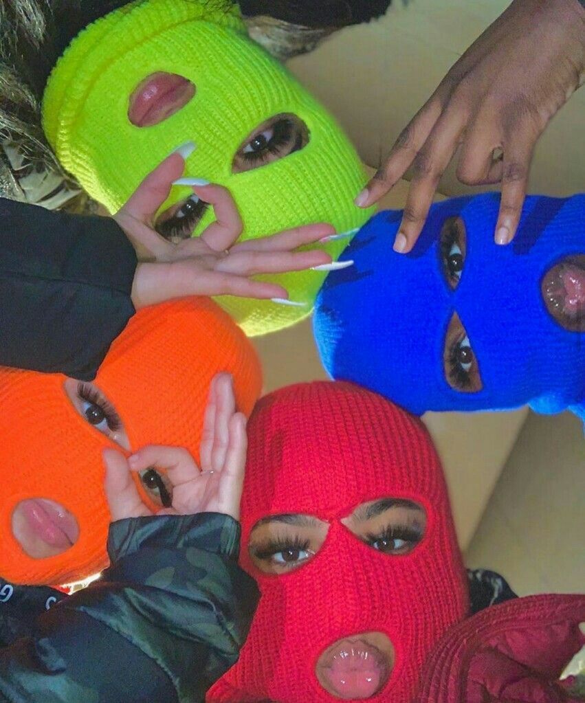 Pink Ski Mask Baddie