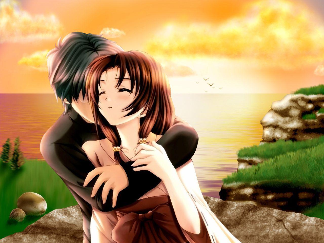 Couple Anime Wallpapers Romantic Animated Love Pic Hd Romantic Anime