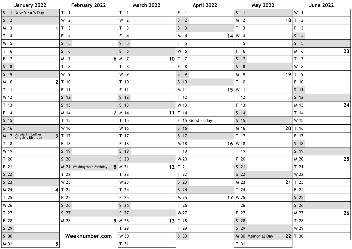 Printable Calendars 2022 With Holidays Free Letter Templates