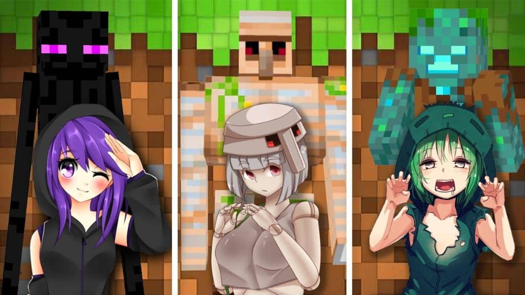 View 12 Minecraft Anime Texture Packs